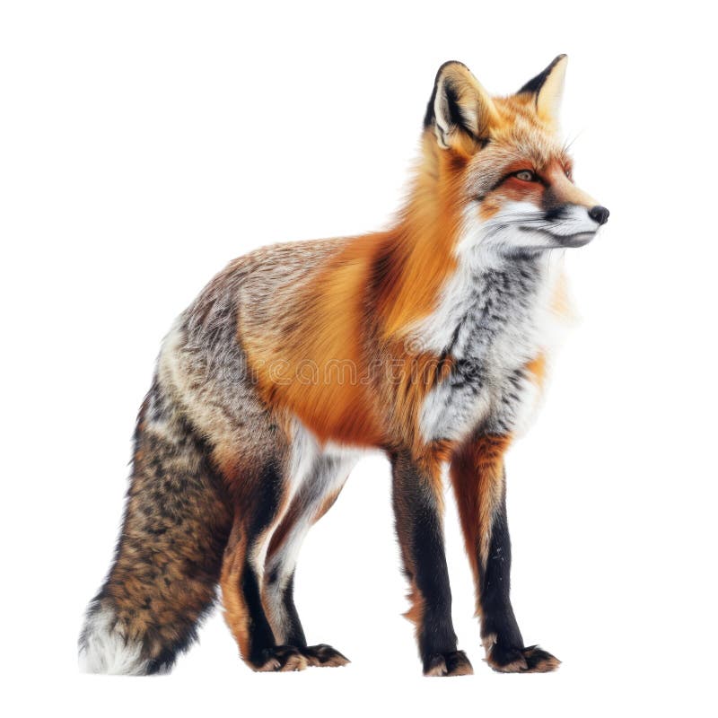 A Red Fox Standing stock photo. Illustration of real - 331176930
