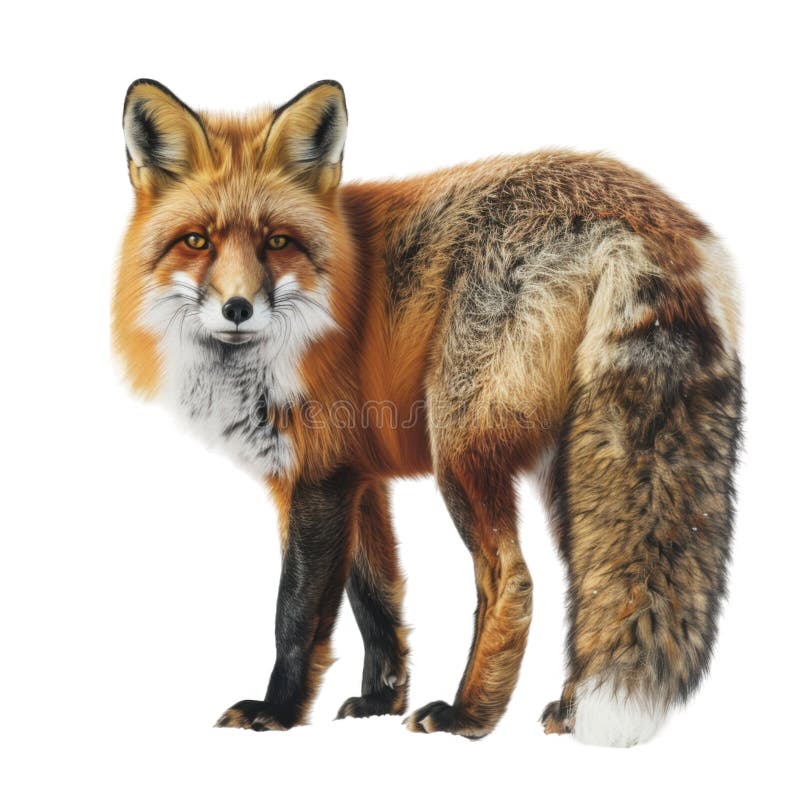 Red Fox Standing Against stock image. Illustration of hunter - 331176949