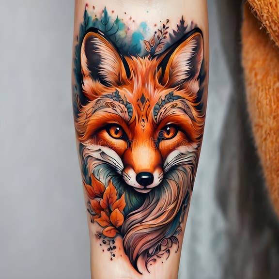 Red fox in the sun stock illustration. Illustration of statue - 346630403