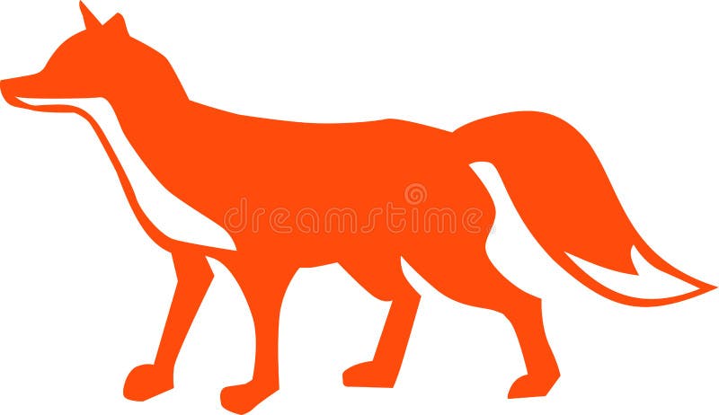 Red fox vector stock vector. Illustration of nature - 107188397