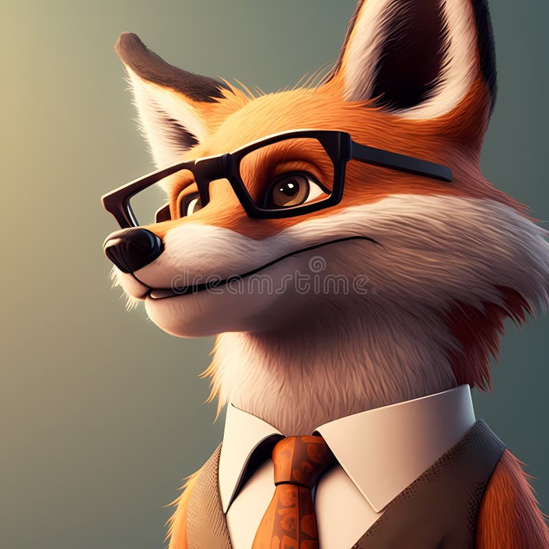 Red Fox Head Red Fox Vulpes Stock Illustration - Illustration of animal ...