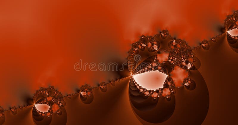 Red Fractal Abstract Background Stock Illustration - Illustration of ...
