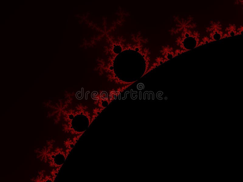 Red fractal background stock illustration. Illustration of organic ...