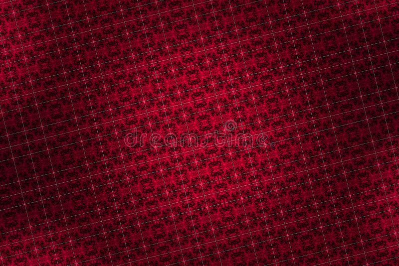 Red Fractal Crystal Shiny Shape Pattern Light Depth Diagonal ...