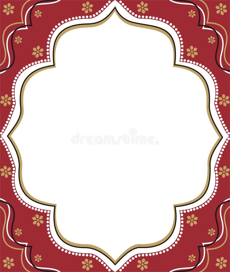 18+ Frame red illustrated flowers Free Stock Photos - StockFreeImages