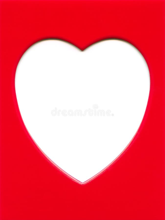 Red frame heart stock photo. Image of design, positivity - 18200828