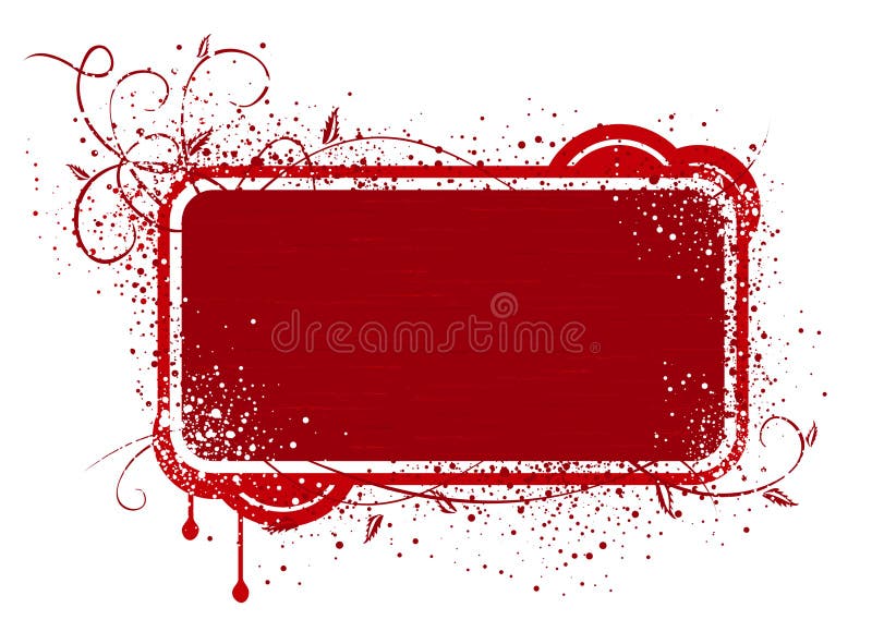 Red frame illustration stock illustration. Illustration of spotted ...
