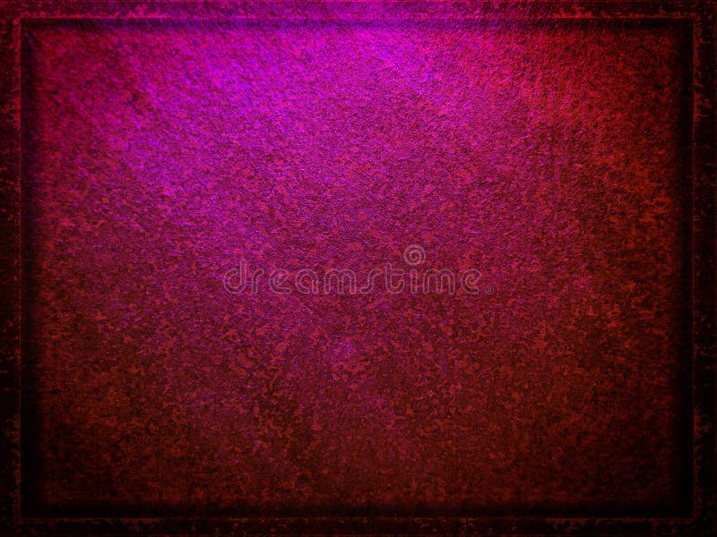 Red Framed Background with Concrete Wall Texture. Stock Illustration ...