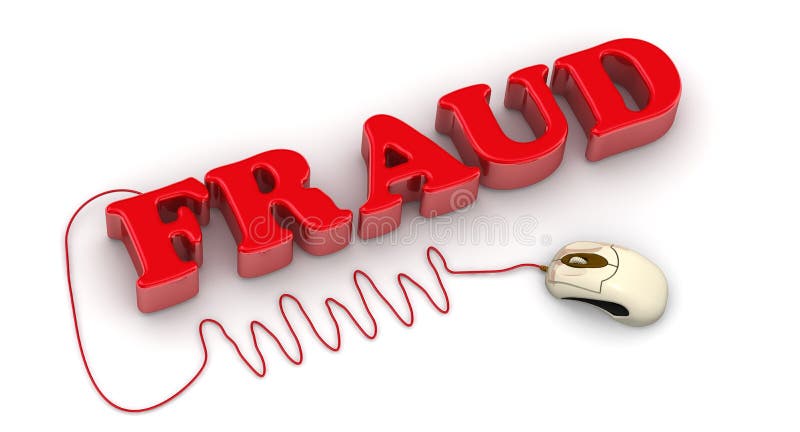 FRAUD Text on Black Red Sticker Stamp Stock Illustration - Illustration ...