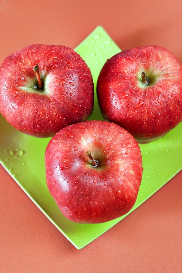 Red Apples stock photo. Image of healthy, juicy, white - 14193418