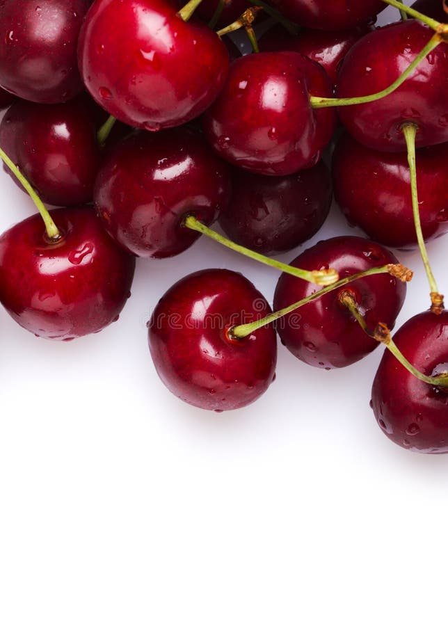 Red cherries stock photo. Image of fresh, reflecting - 15689020