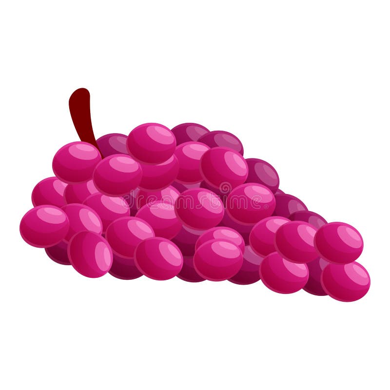Red Grapes Icon Cartoon Style Stock Illustrations – 312 Red Grapes Icon ...