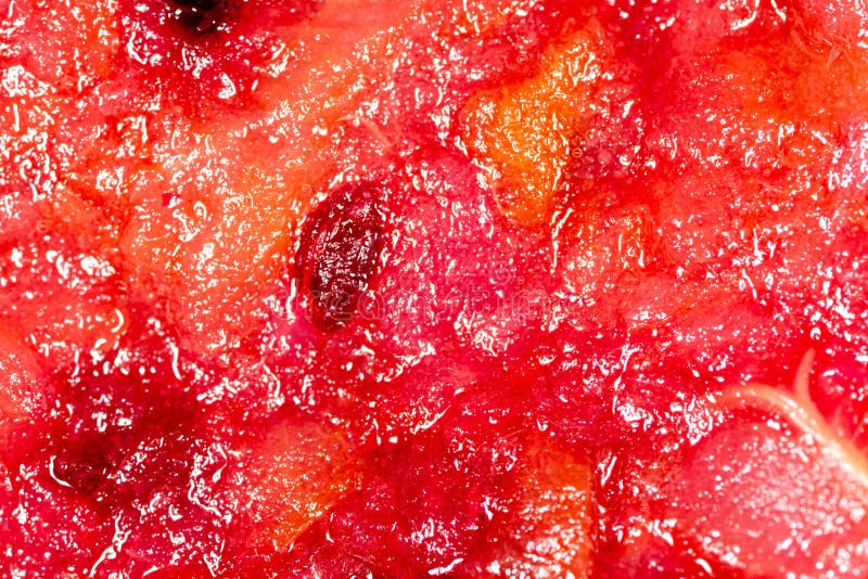 Red Fruit Jam As Abstract Background Stock Image - Image of juice ...