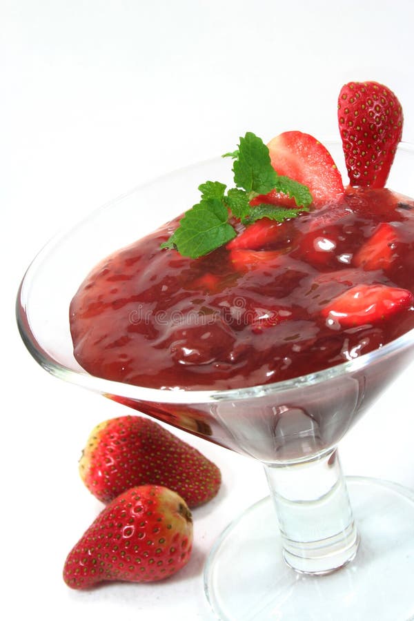 Red fruit jelly stock image. Image of jelly, balm, desserts - 12921911