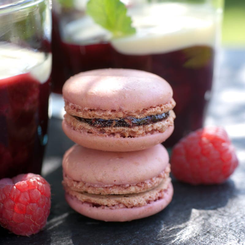 Macaroons with Vanilla Beans Stock Photo - Image of cake, beans: 29534158