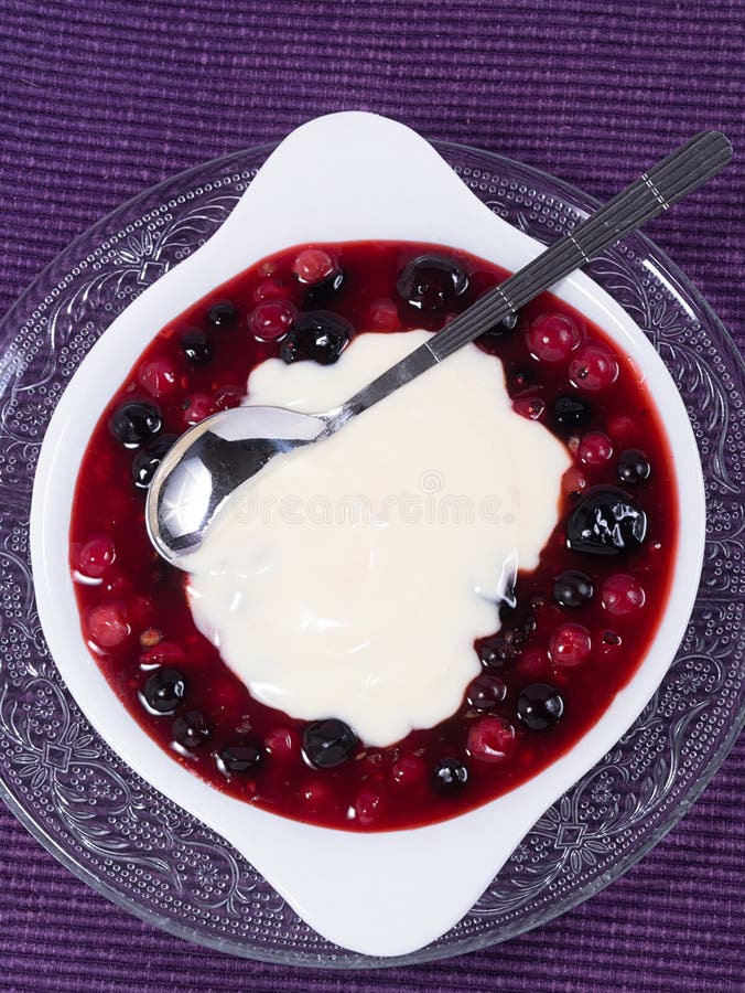 Red fruit jelly stock image. Image of cold, fruits, dessert - 37426827