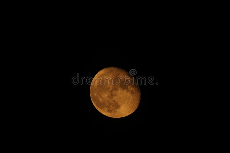 Red Full Moon Very Unique for Wallpaper Stock Photo - Image of text ...