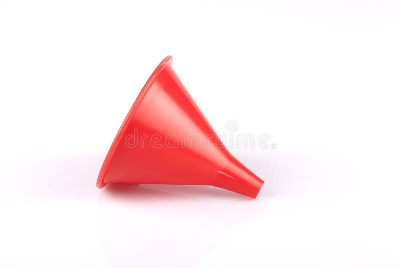 Red funnel stock image. Image of cooking, white, funnel - 88841595