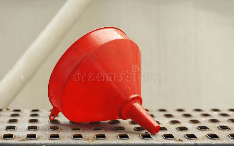 Red Funnel stock photo. Image of liquids, tool, accessory - 48078920