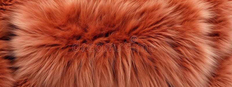 Red Fur Texture Top View. Red Sheepskin Background. Fur Pattern ...