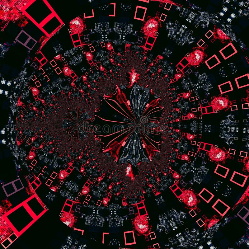 Red Future Abstract Background Shapes Blurs Stock Illustration ...