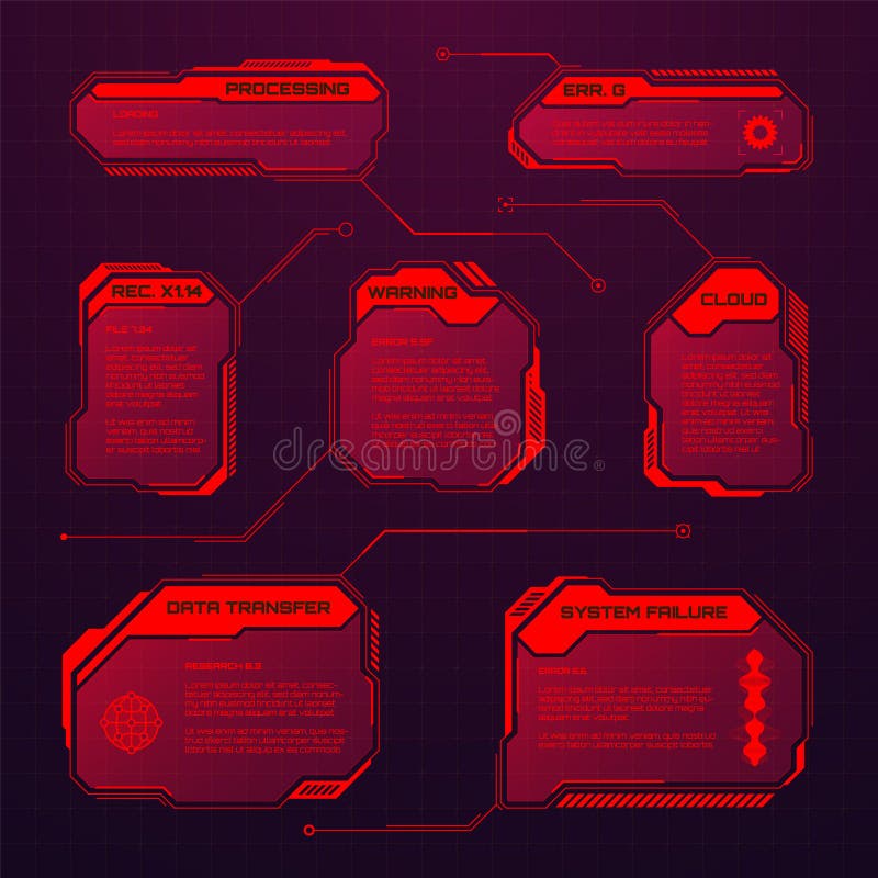 Red Hud Ui Stock Illustrations – 294 Red Hud Ui Stock Illustrations ...