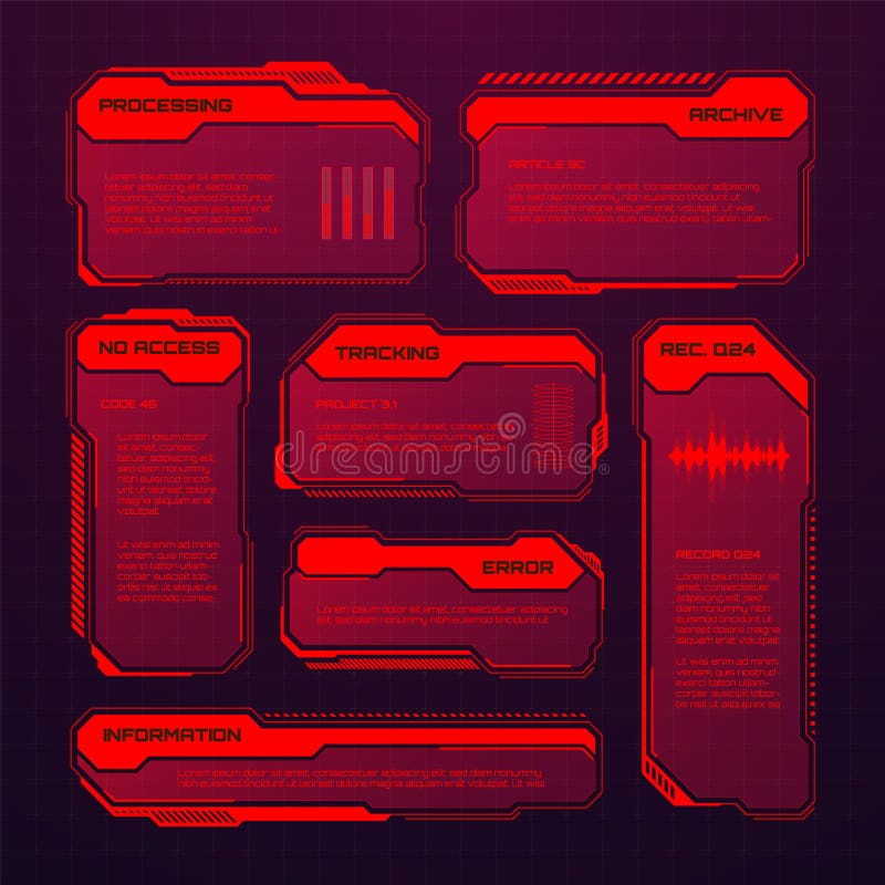 Red Hud Ui Stock Illustrations – 294 Red Hud Ui Stock Illustrations ...