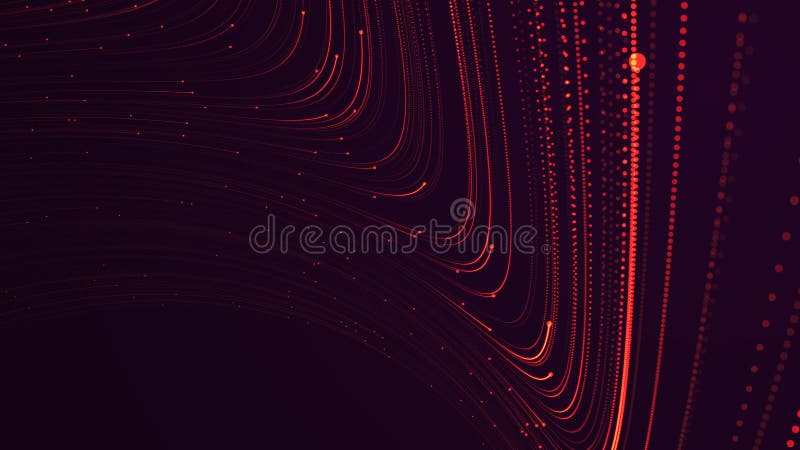 Neon Stream Screen Abstract Animation Background Blue Stock Footage ...