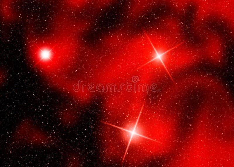Red galaxy stock illustration. Illustration of starfield - 1965368