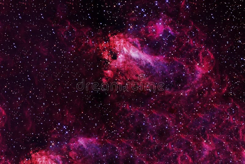 Red Galaxy in Deep Space. Elements of this Image Were Furnished by NASA ...