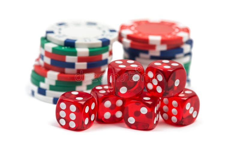Dice and Chips stock photo. Image of gamble, casino, game - 207002