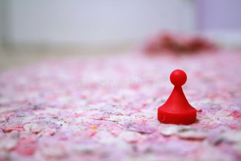 Red game piece stock image. Image of color, play, chess - 43588705