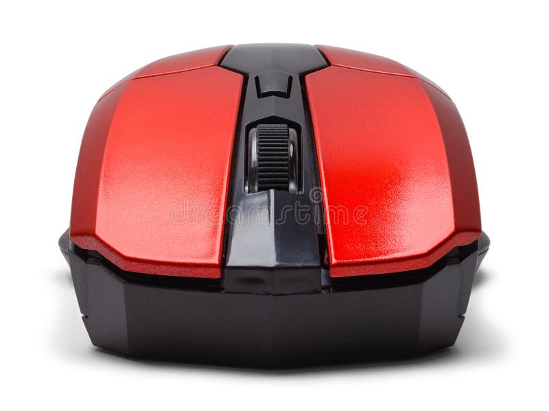 Red Gamer Mouse Front stock photo. Image of black, wireless - 142079940
