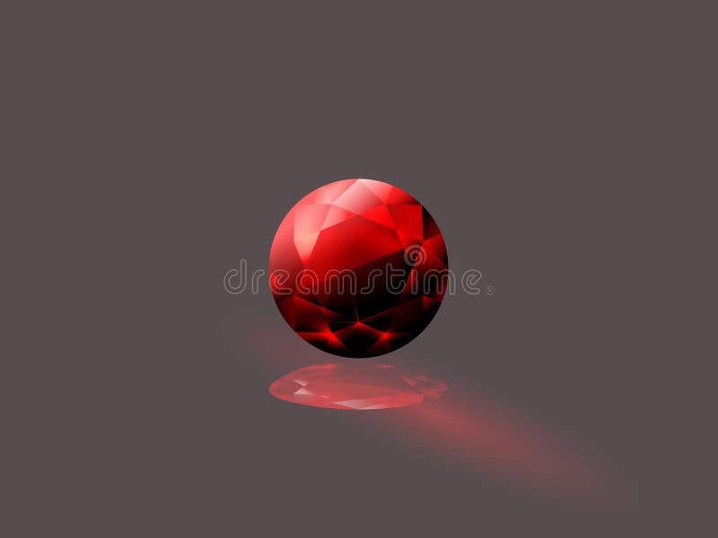Red Garnet stock vector. Illustration of beautiful, celebrate - 99159721