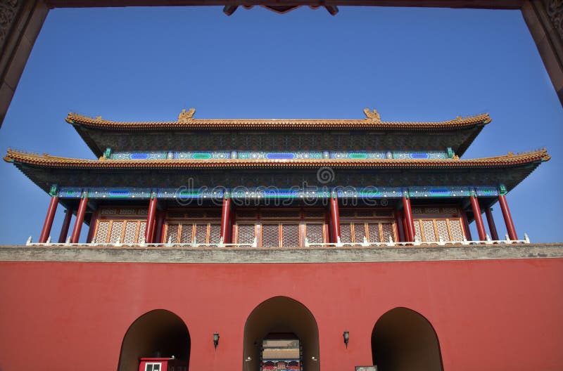 Doors in Forbidden City, Hue, Vietnam Stock Photo - Image of vacation ...