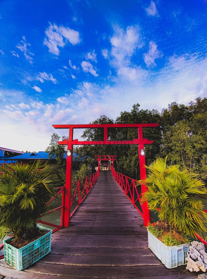 Red Gate on the Life Live Tarakan Stock Photo - Image of live, gate ...