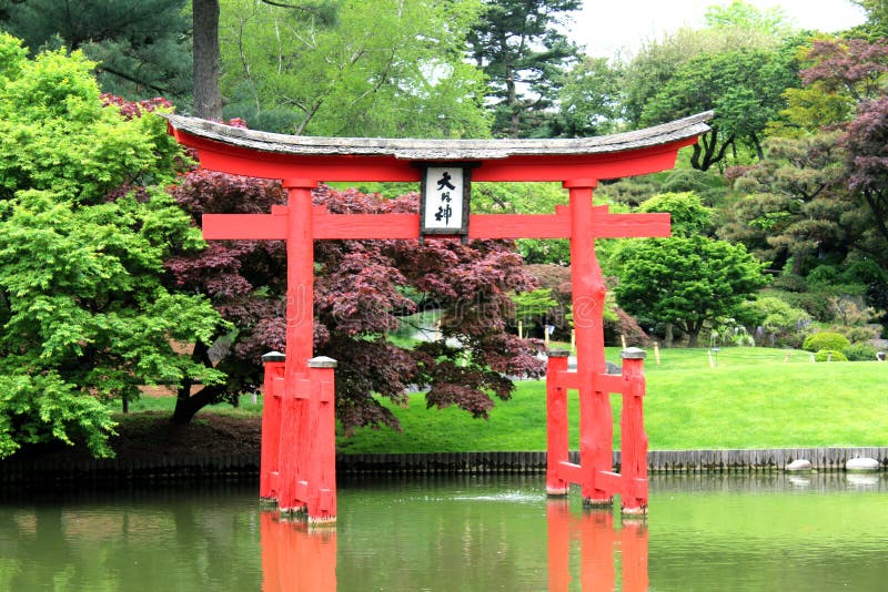 Red Gate stock image. Image of garden, architecture, arch - 43118203