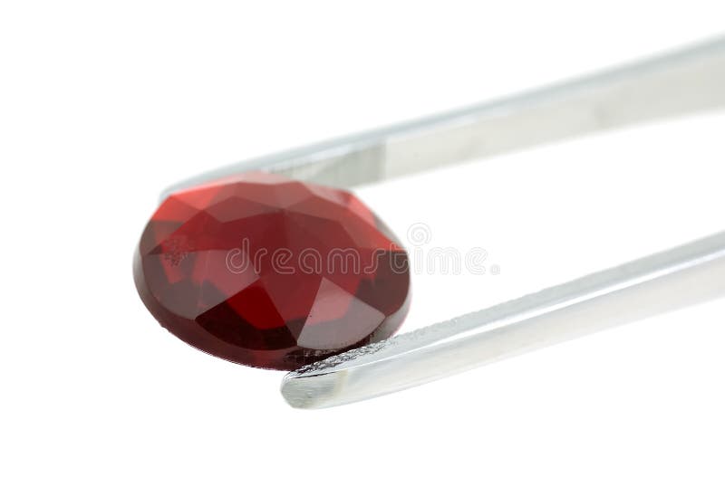 Blue Gem stock image. Image of stone, tweezers, jeweller - 407921
