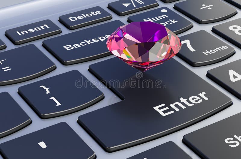 Diamond Keyboard Stock Illustrations – 229 Diamond Keyboard Stock ...