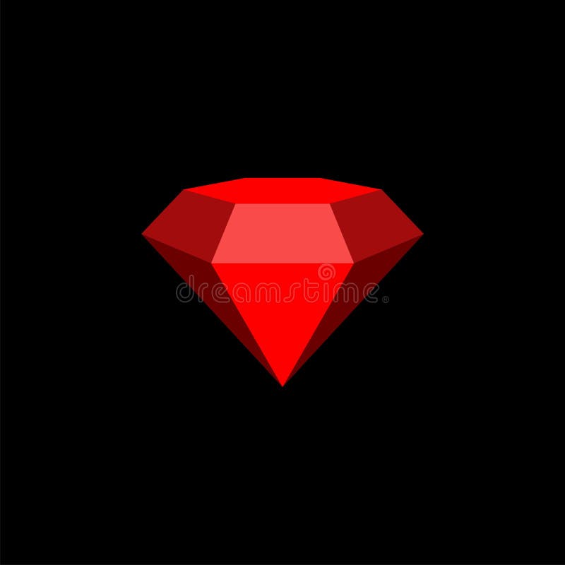 Red Gemstone Logo Template Illustration Design. Vector EPS 10 Stock ...