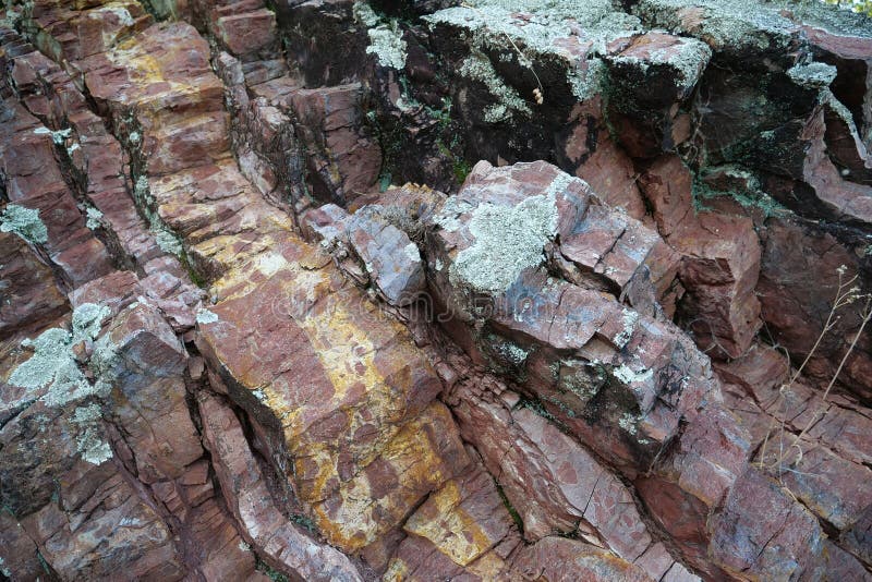 Red geological material stock photo. Image of hard, earthdeposit ...