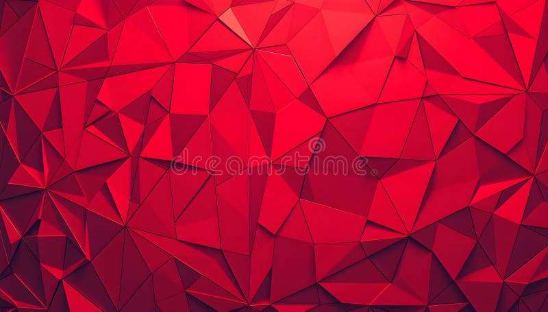 Red Geometric Design Abstract Background Stock Illustration ...