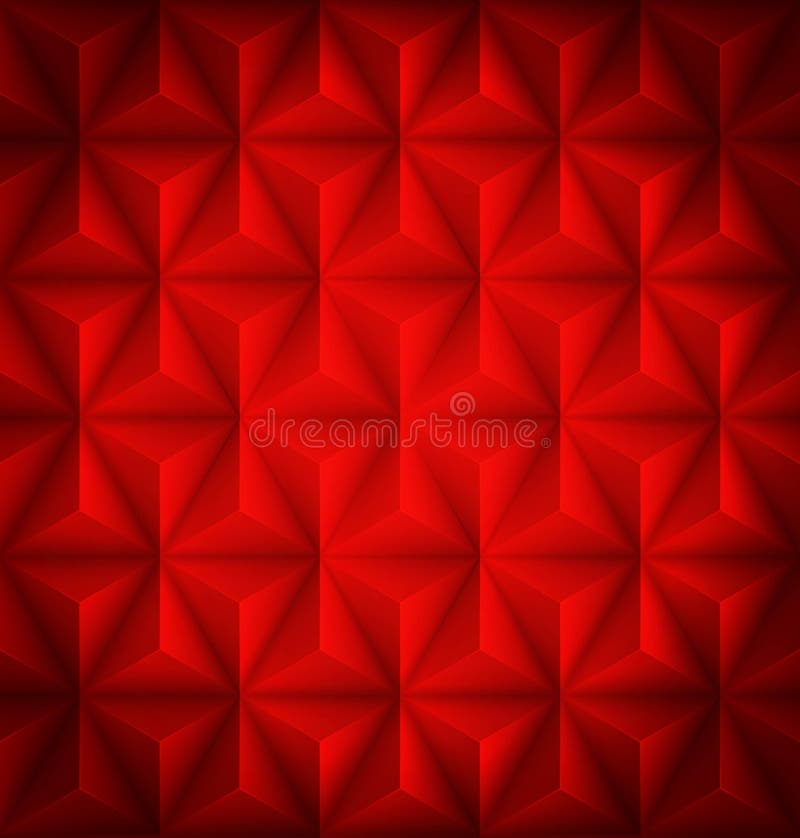 Red Geometric Abstract Low-poly Paper Background Stock Vector ...