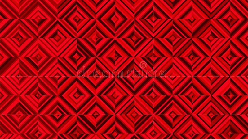 Red Geometric Pattern, Seamless Wallpaper Stock Illustration ...