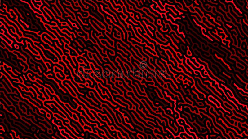 Red Geometric Pattern, Seamless Wallpaper Stock Illustration ...