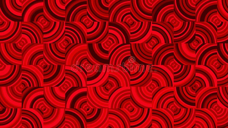 Red Geometric Pattern, Seamless Wallpaper Stock Illustration ...