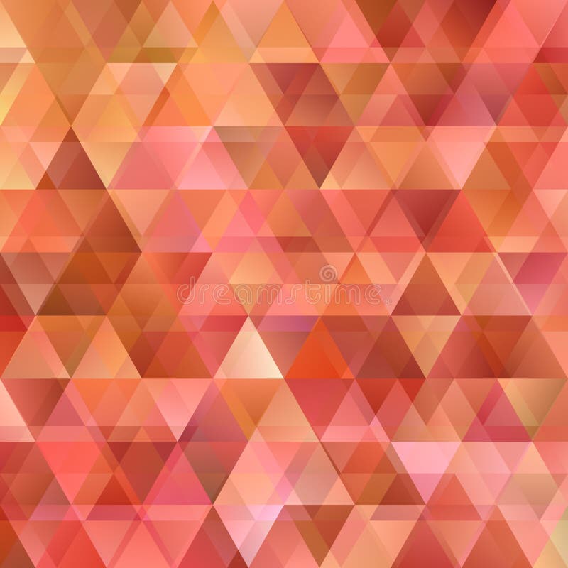 Red Geometric Retro Low Poly Triangle Background Stock Vector ...