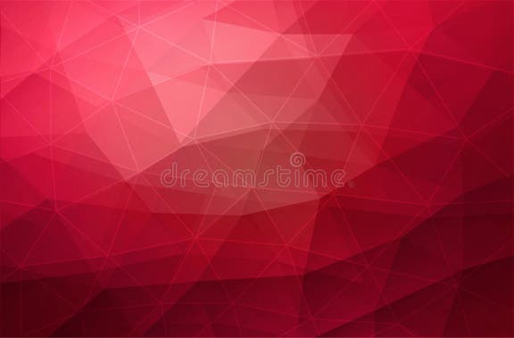 Red Geometric Triangle Background Stock Vector - Illustration of ...