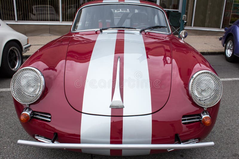 Red German Sports Car editorial stock image. Image of white - 56749329