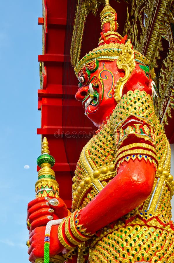 Red giant and golden dress stock photo. Image of colorful - 23718560